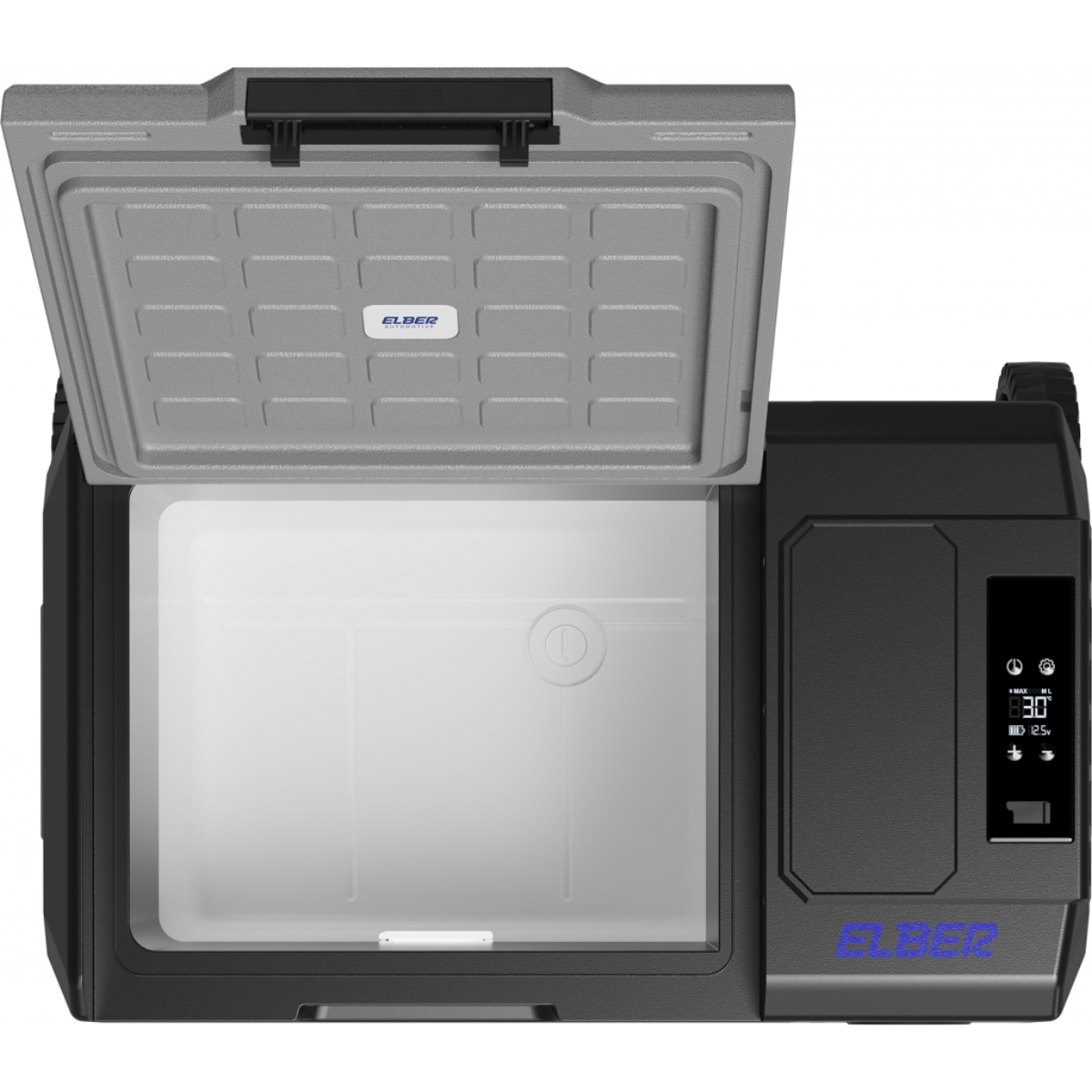 HELADERA ELBER 12/24 VOLTS PORTATIL 30 LITROS CON BATERIA INTERNA ...