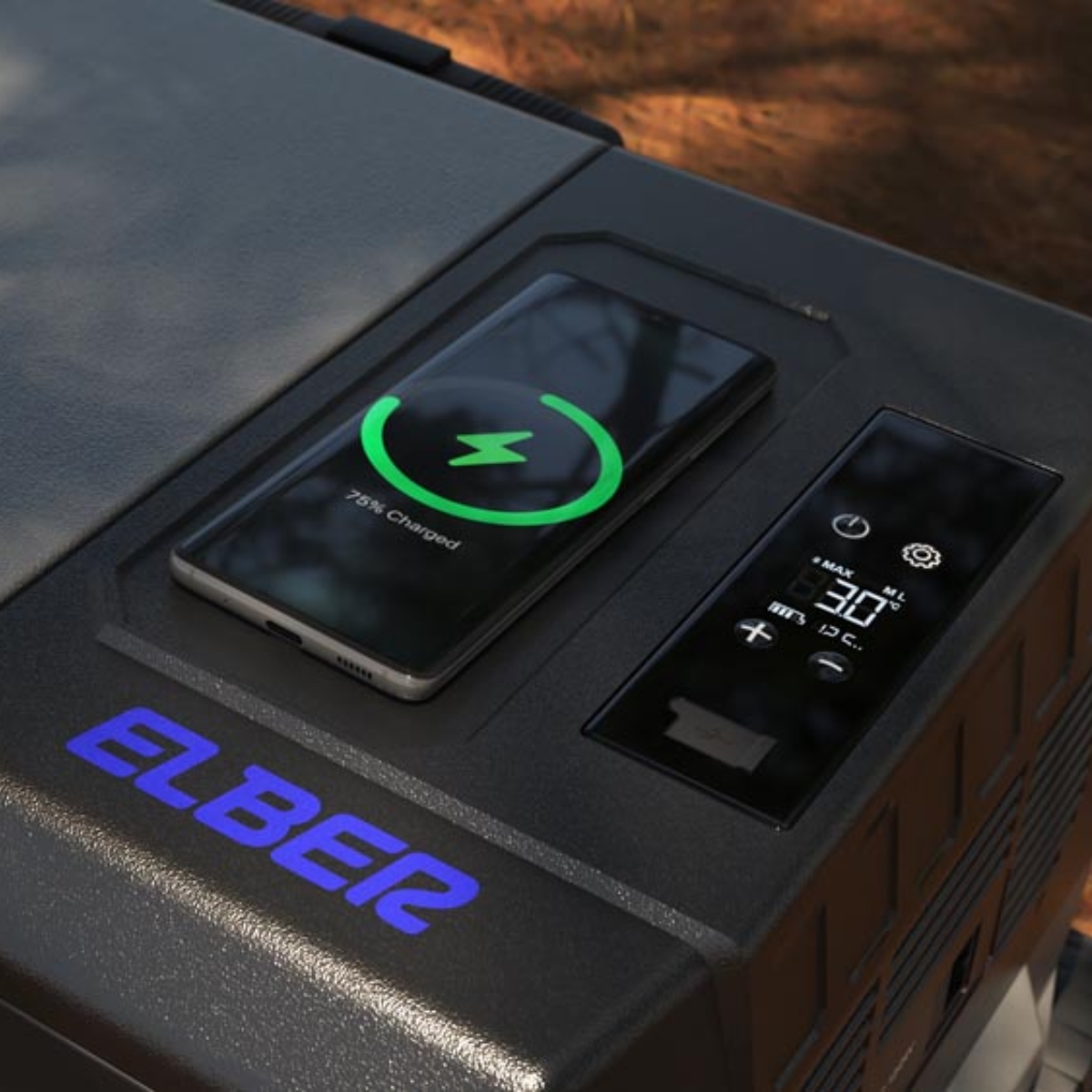 HELADERA ELBER 12/24 VOLTS PORTATIL 30 LITROS CON BATERIA INTERNA ...