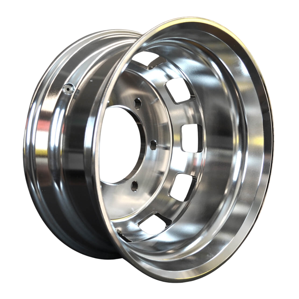 LLANTA ALUMINIO 6 BULONES 6,75X17,5 PARA IVECO TECTOR 11190 CON VALVULA ...