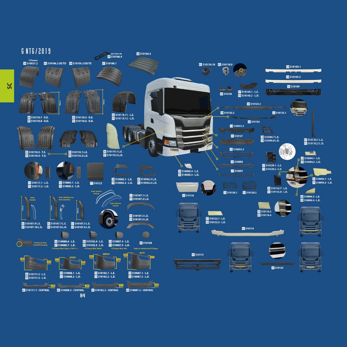 VISERA DE TECHO PARA SCANIA NTG – MAYREA DIGITAL